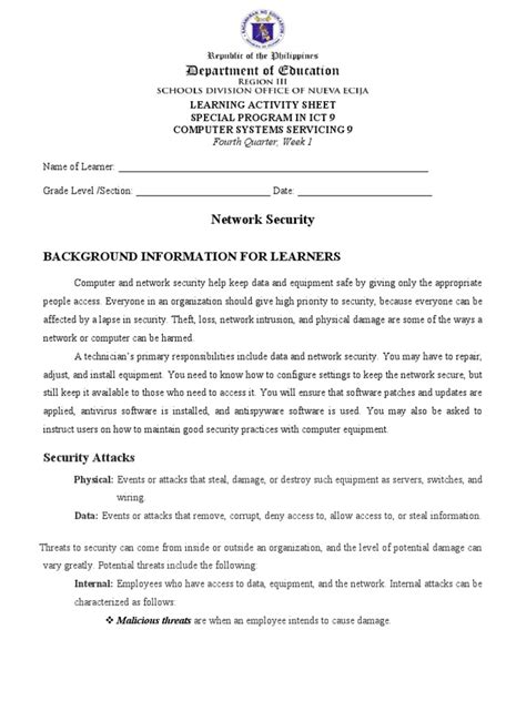 Css 4th Quarter Week 1 Pdf Computer Virus Antivirus Software