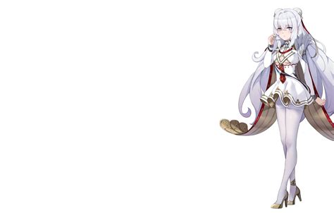 Wallpaper Girl Sexy Cleavage Long Hair Dress Legs Boobs Anime