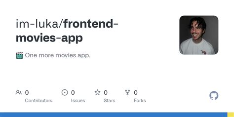 Github Im Lukafrontend Movies App 🎬 One More Movies App