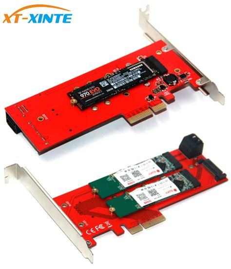 3 Interfaces M2 Nvme Ssd Ngff To Pcie X16 Adapter M Key 2x B Key Riser