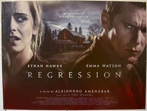 “regression” Original Quad Poster Film Poster Movie Poster Pastposters