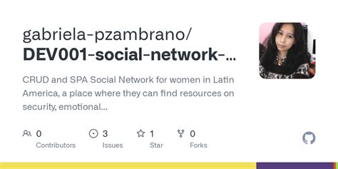 Github Gabriela Pzambrano Dev Social Network Social Network