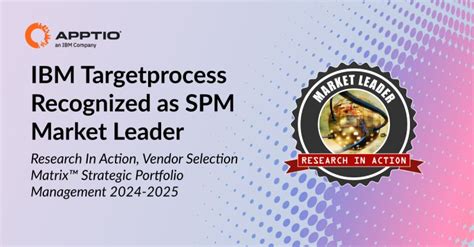 Top Strategic Portfolio Management Spm Global Vendors 2025 Apptio Apptio An Ibm Company