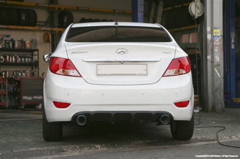 엑센트 순정형 듀얼머플러 And 쿱디퓨저 추가 네이버 블로그