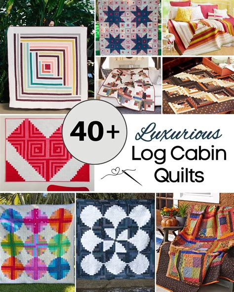 Swedish Log Cabin Quilt Pattern Top 20 Free Log Cabin Quilt Patterns