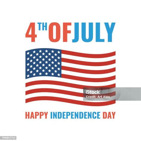 해피 Usa 독립 기념일 4 7 월 인사말 카드 및 포스터 벡터 그림입니다 4에 대한 스톡 벡터 아트 및 기타 이미지 4 7월 공휴일 Istock