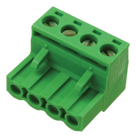 1757035 Phoenix Contact Pluggable Terminal Block 5 08 Mm 4 Positions