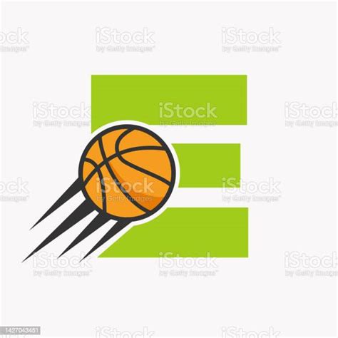 움직이는 농구 아이콘이있는 초기 편지 E 농구 로고 개념 농구 로고 타입 기호 벡터 템플릿 Championship에 대한 스톡 벡터 아트 및 기타 이미지 Istock