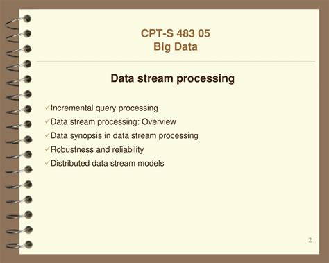 Cpt S Topics In Computer Science Big Data Ppt Download