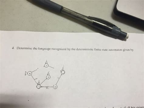 Determine The Language Recognized By The