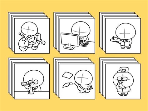 Class101 [이모티콘 동작 가이드] 이모티콘 작가와 함께 쉽게 배우는 이모티콘 올인원 가이드 드로잉 강좌 드로잉 문구