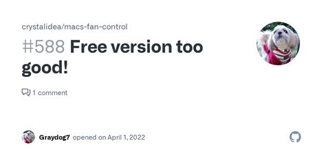 Free Version Too Good Issue Crystalidea Macs Fan Control Github