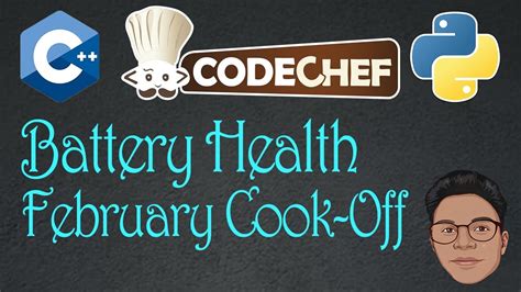 battery health codechef solutions february cook off codechef solutions cpp rapid coders
