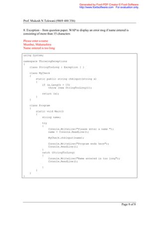 Pattern Printing Programs PDF