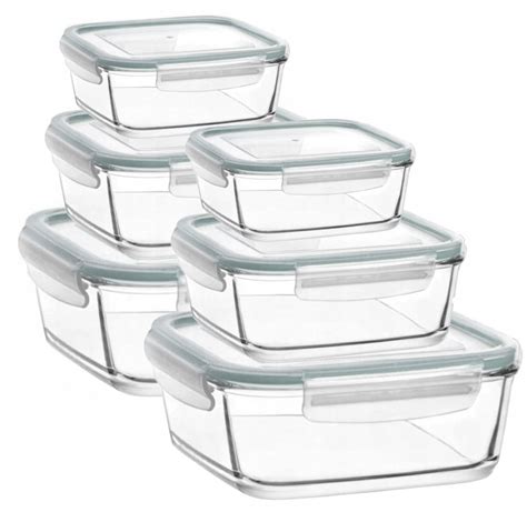 Контейнер за храна Стъклени контейнери за съхранение на хр