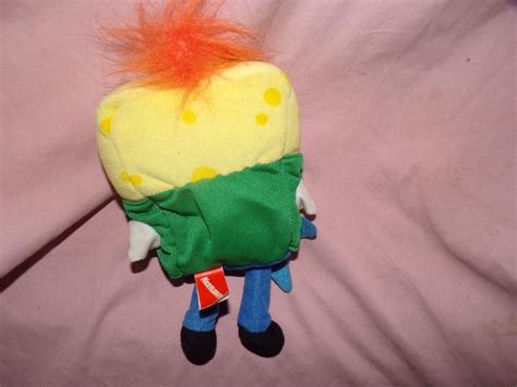 Spongebob Squarepants Plush Rocker Bob With Guitar Punk Rock Rare