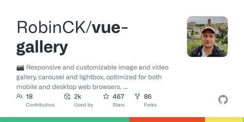 GitHub RobinCK Vue Gallery Camera Responsive And Customizable Image And Video Gallery