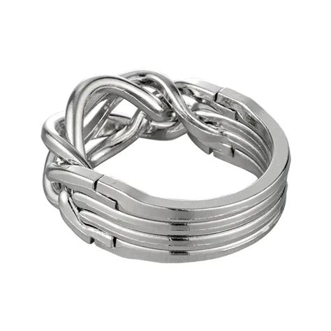 4 Band Puzzle Ring Tea Sip