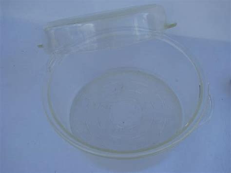 Big Vintage Heat Flow Glass Ovenware Dutch Oven Mary Dunbar Jewel Tea
