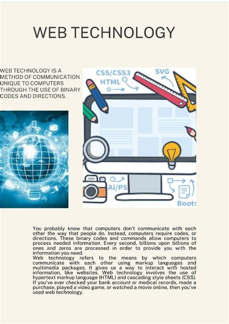 Sneha R On Linkedin Web Technologies Refers To The Way Computersdevices Communicate