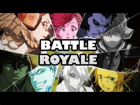 Battle Royale Manga Characters