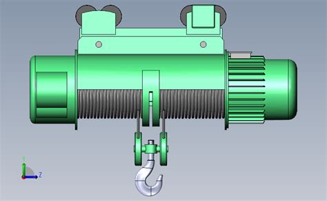 电动葫芦 SOLIDWORKS 2015 模型图纸下载 懒石网