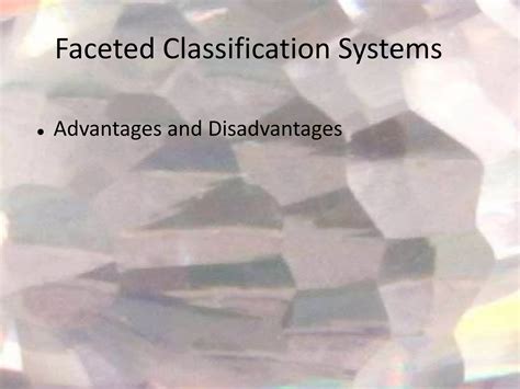 Faceted Classification System In Libraries Pptx Technology And Computing