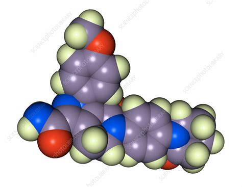 Apixaban Molecule Illustration Stock Image C Science Photo Library