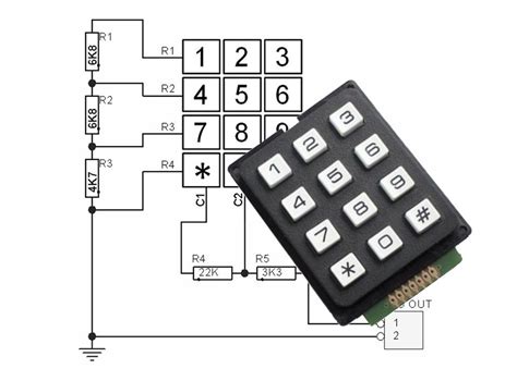 Merubah Input Keypad Menjadi Tegangan Analog