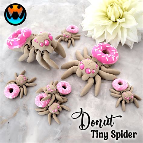 Tiny Mushroom Spider 3d Model By Cinderwing3d On Thangs