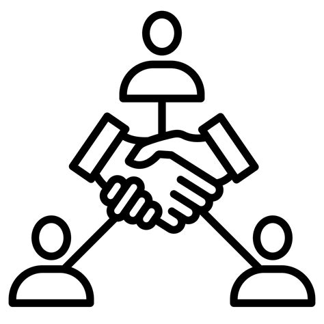 Stakeholder Collaboration Icon Line Vector Illustration 35947076 Vector Art At Vecteezy