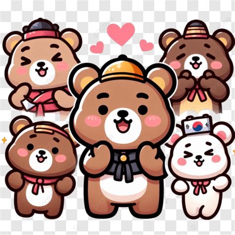 Gambar Taddy Coklat 3d Beruang Comel Pada Latar Belakang Lutsinar