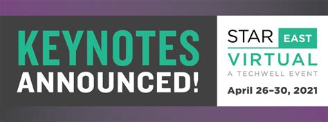 Star Testing Conferences On Linkedin Stareast 2024 Keynotes Techwell