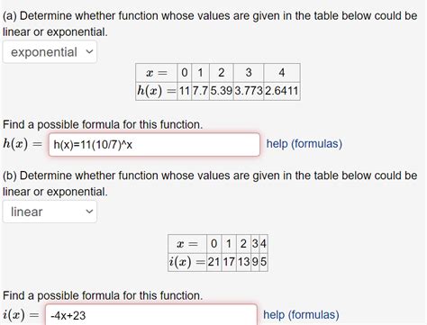 Solved A Determine Whether Function Whose Values Are Given