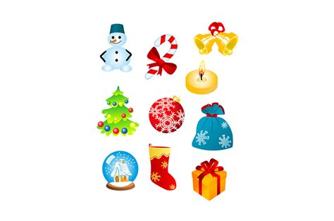 Коледна украса Стикери за стена
