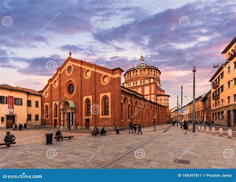 Holy Mary Of Grace Milan Editorial Photography Image Of Geography