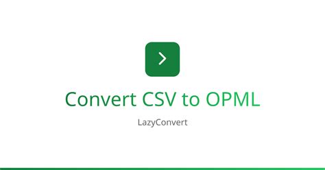 Csv To Opml Online Converter Free