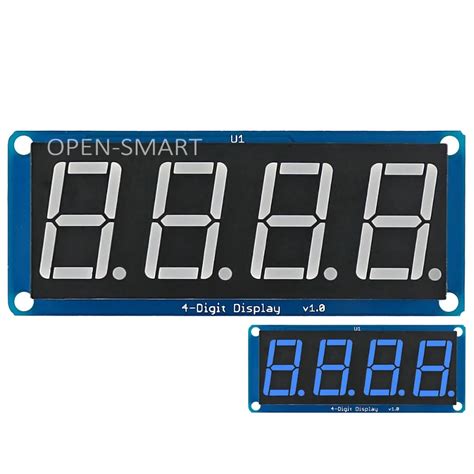 Buy 056 Blue Led 4 Digit Display Module 4 Bits
