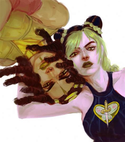 Jolyne Kujo And Ermes Jojo S Bizarre Adventure By U Nst Vkv Jjba Art