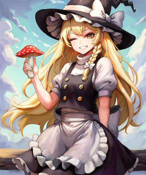 Kirisame Marisa Touhou Drawn By Pigsir13152 Danbooru