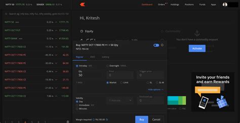 Options Buying Zerodha Trade Brains