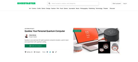 Chris Ferrie Unveils Quokka A 30 Qubit Quantum Computer Emulator For Consumer Education Soon On