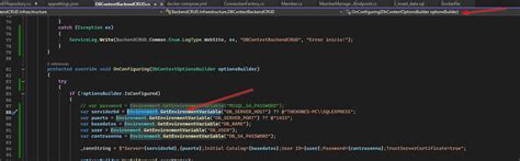 c docker api not connecting to sql server in docker stack overflow