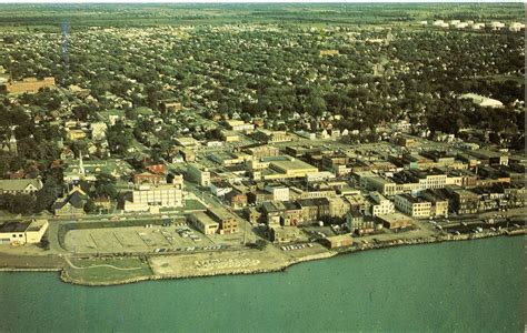 Aerial View Of Downtown Sarnia C1965 John Rochon Flickr