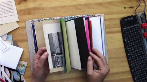 How To Make A Junk Journal Easy No Sew Book Binding Overview Youtube