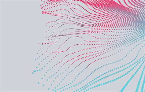 동적 방출 입자가 있는 배열입니다 3d 기술 스타일 추상적 배경입니다 벡터 그림입니다 흩어진에 대한 스톡 벡터 아트 및 기타