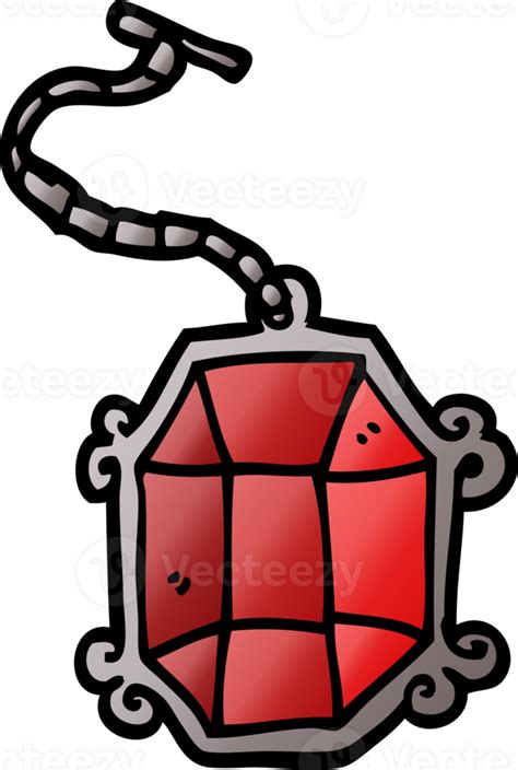 Cartoon Doodle Ruby Pendant 45005070 Png