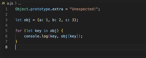 JavaScriptでオブジェクトのキーと値をループ処理する方法