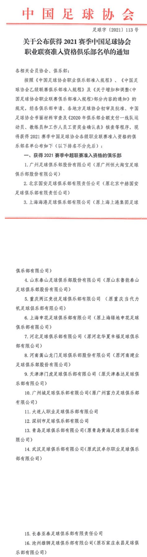 足协公布三级联赛名单，江苏无缘，天津复活，6支球队退出赛季
