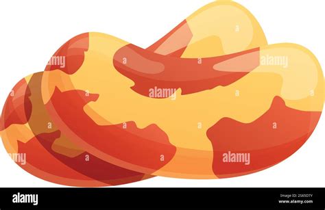 Colored Dry Beans Icon Cartoon Of Colored Dry Beans Vector Icon For